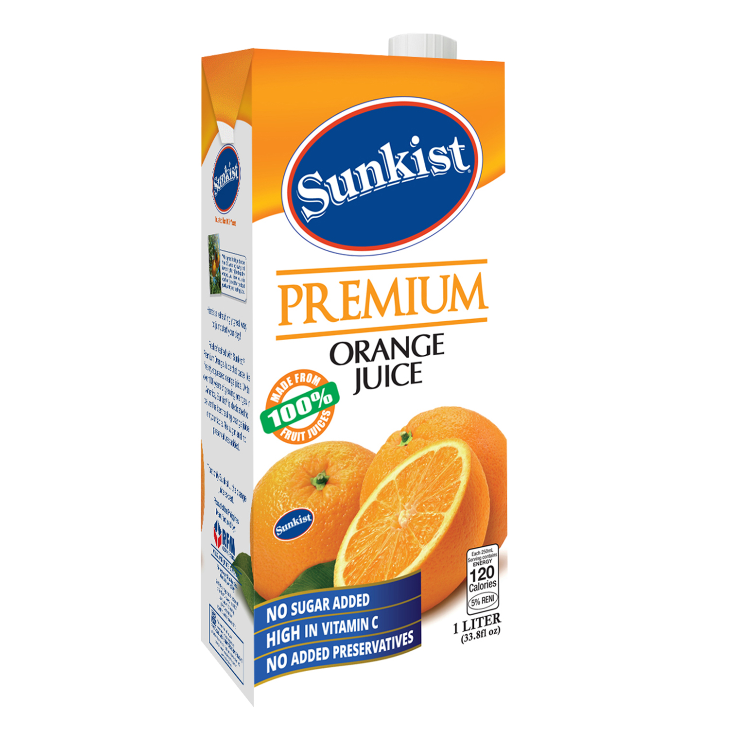 Sunkist Orange Juice Nutrition Facts | Besto Blog