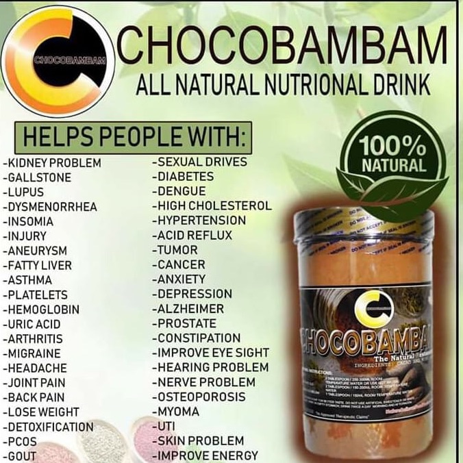 Chocobambam All Natural Drink | Lazada PH