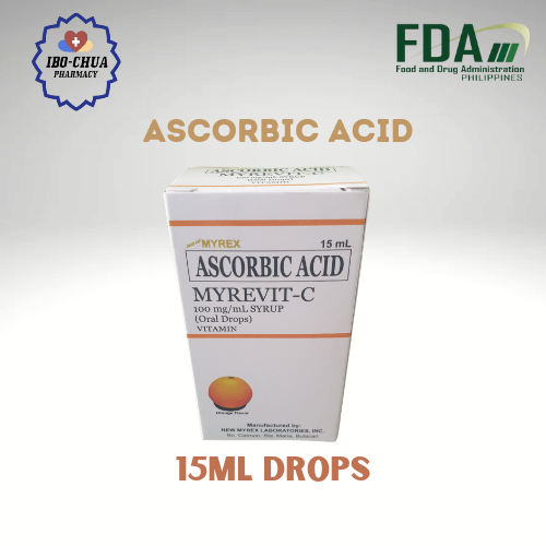 Vitamin C Ascorbic Acid (MYREVIT-C) DROPS 15mL | Lazada PH