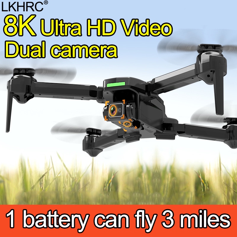LKHRC Original Drone With 8K Dual Camera Smart Return Home Gesture ...