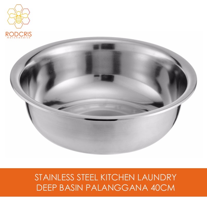 Stainless Steel Home Kitchen Sink Bathroom Laundry Deep Basin Planggana ...