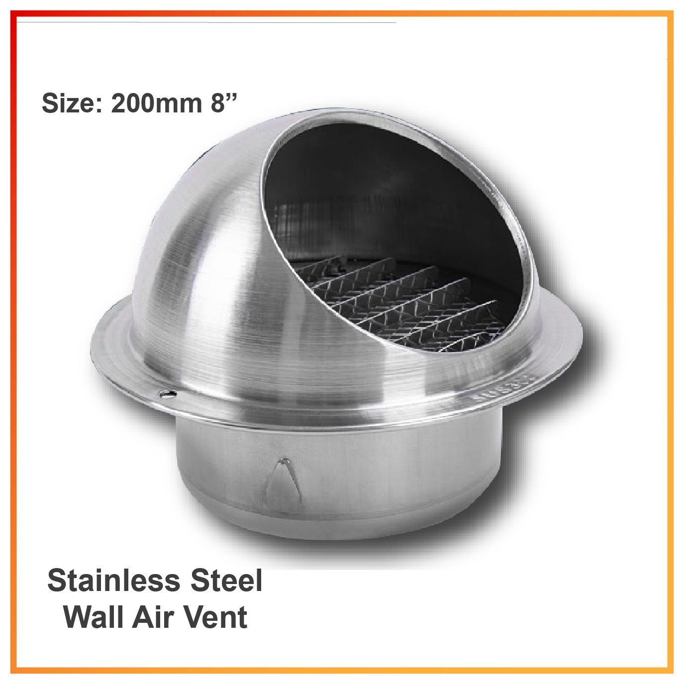 Vicky House Thickened 304 Stainless Steel Wall Air Vent Ventilation ...