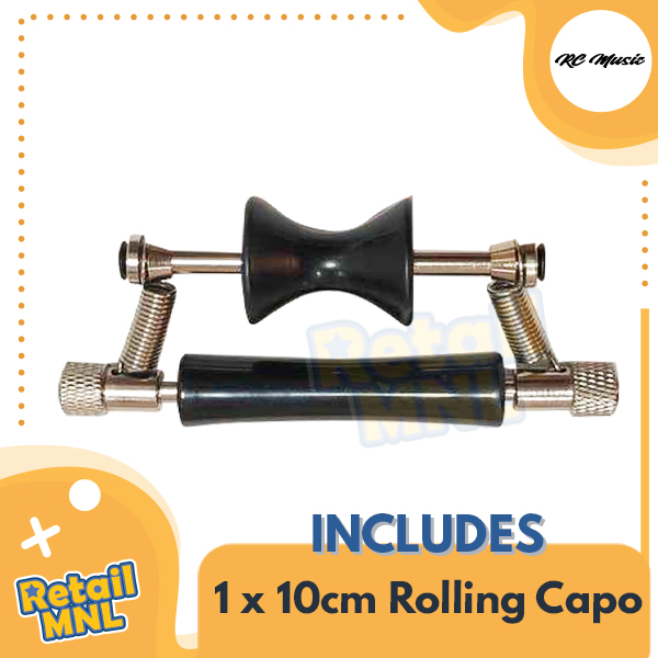 Retailmnl Guitar Rolling Capo Sliding Capo Adjustable Capo for Electric ...