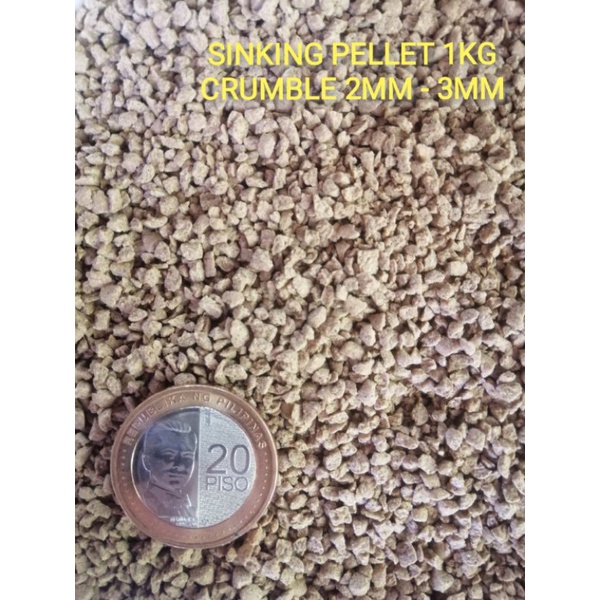 P02 Crumble Sinking Fish Food Pellet | Lazada PH