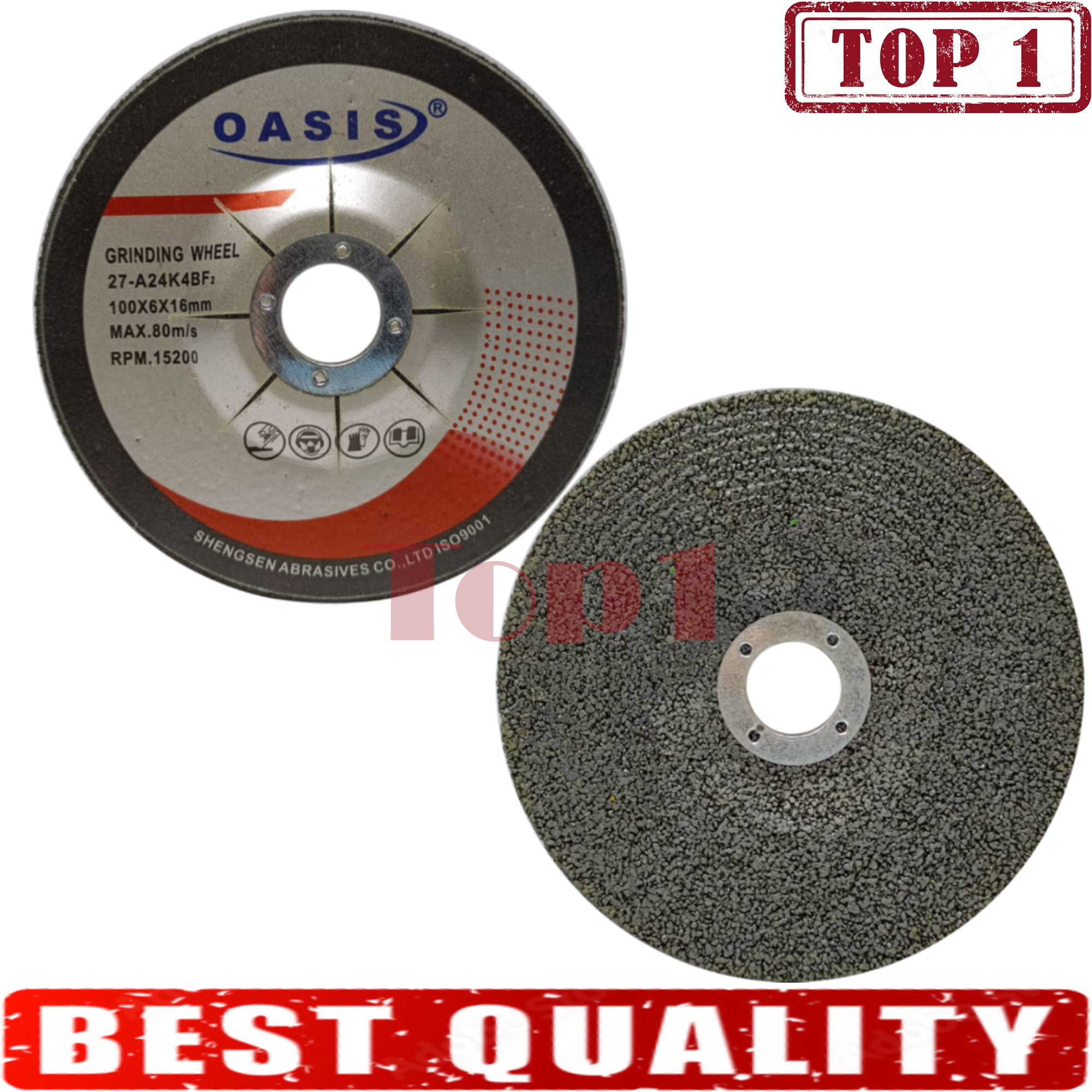 0Oasis Grinding Disc 4" (5 pcs set) for Metal / Nova Bull Grinding ...