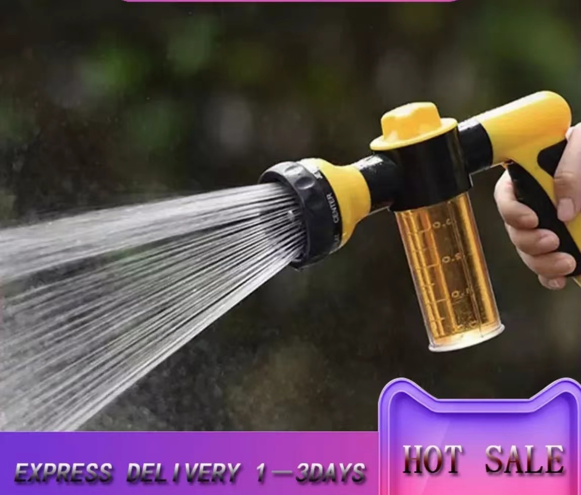 Multifunction Portable Auto Foam Water Gun High Pressure 3 Grade Nozzle ...