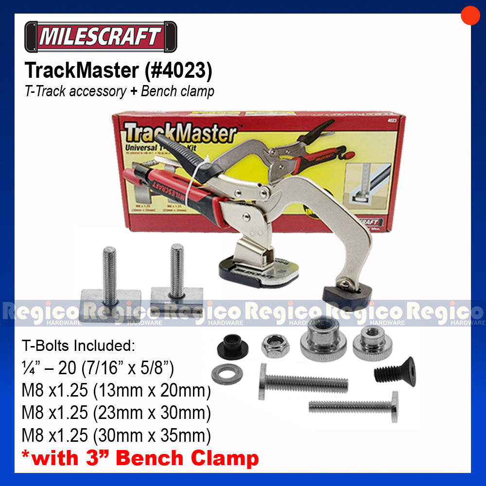 Milescraft Track Master Universal T-Track Kit Regico Hardware | Lazada PH