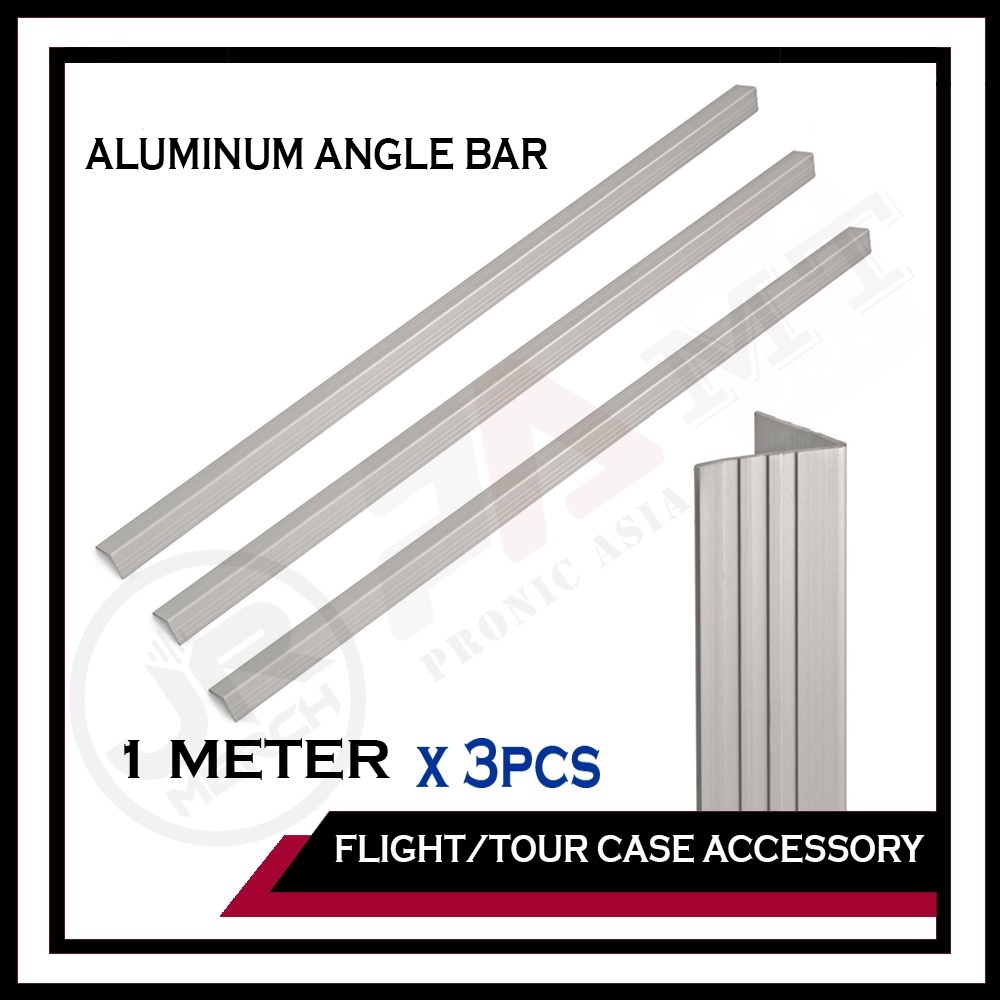 3 meters - Aluminum Angle Bar or Tongue Groove Tour Case Accessories ...