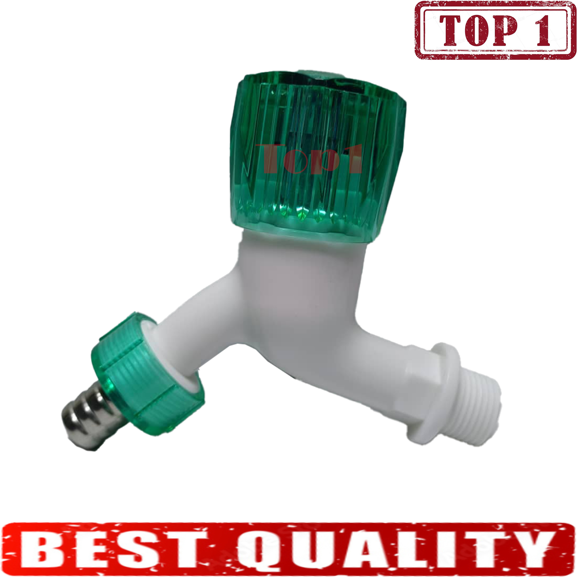Plastic Water Faucet Assorted Color with Hose Connector PVC Plastic Tap ...