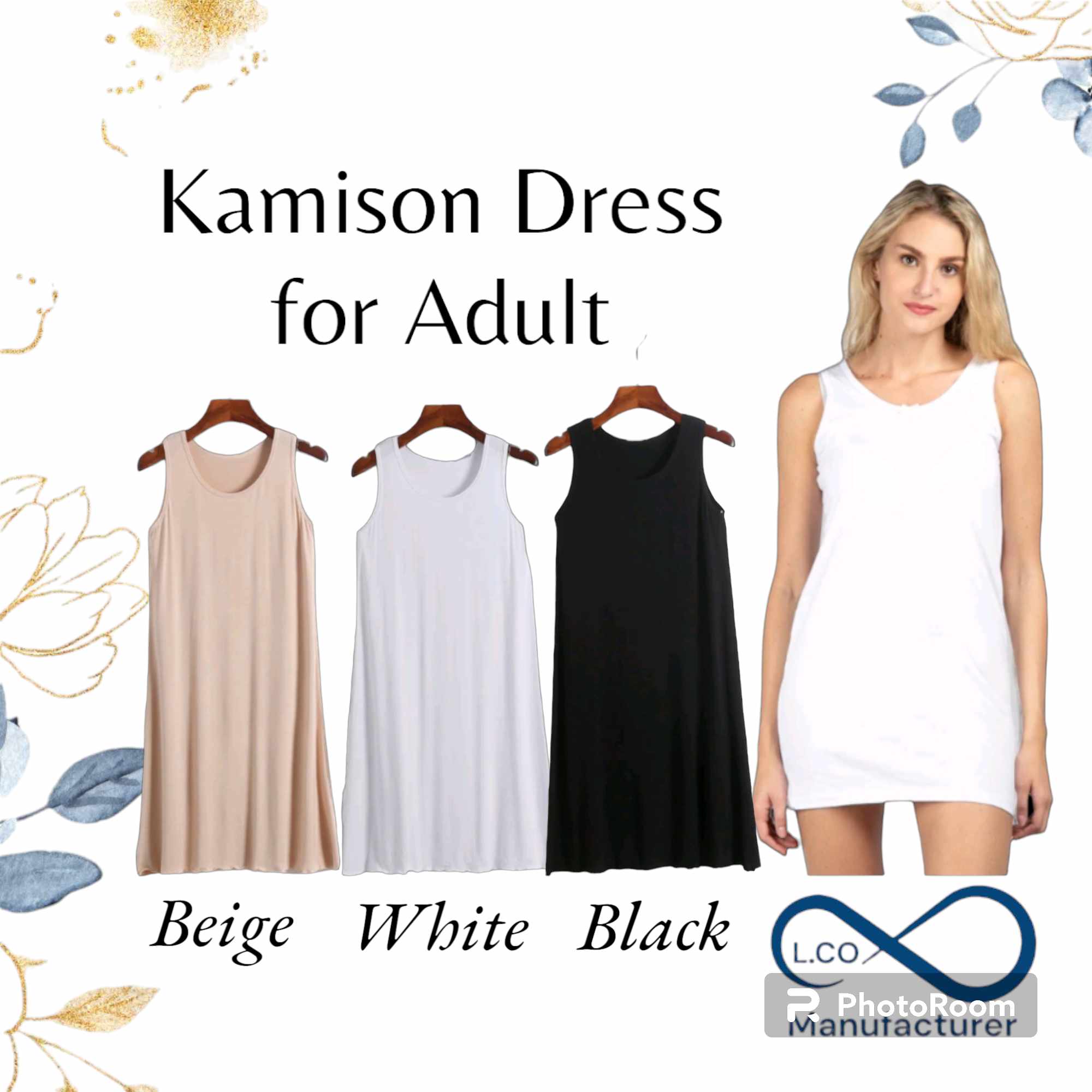 L.CO'S ADULT KAMISON DRESS ( WHITE ) ADULT | Lazada PH