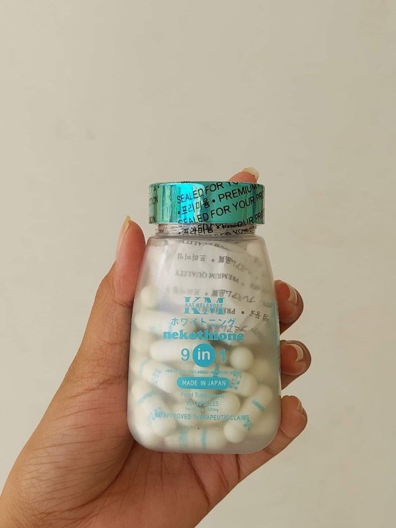 Nekothione 9in1 Glutathione Capsule 500mg (60 capsules) Neko by Kath ...