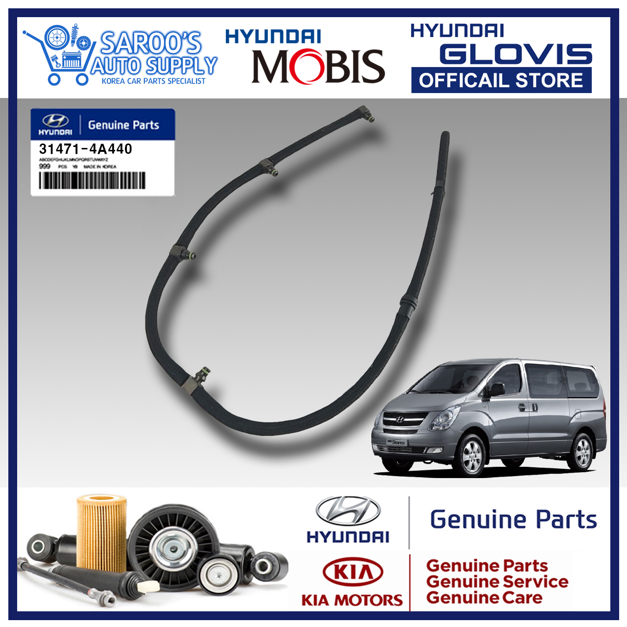 [A1][Genuine] Fuel Return Hose For Hyundai Grand Starex 2007 - 2011 ...