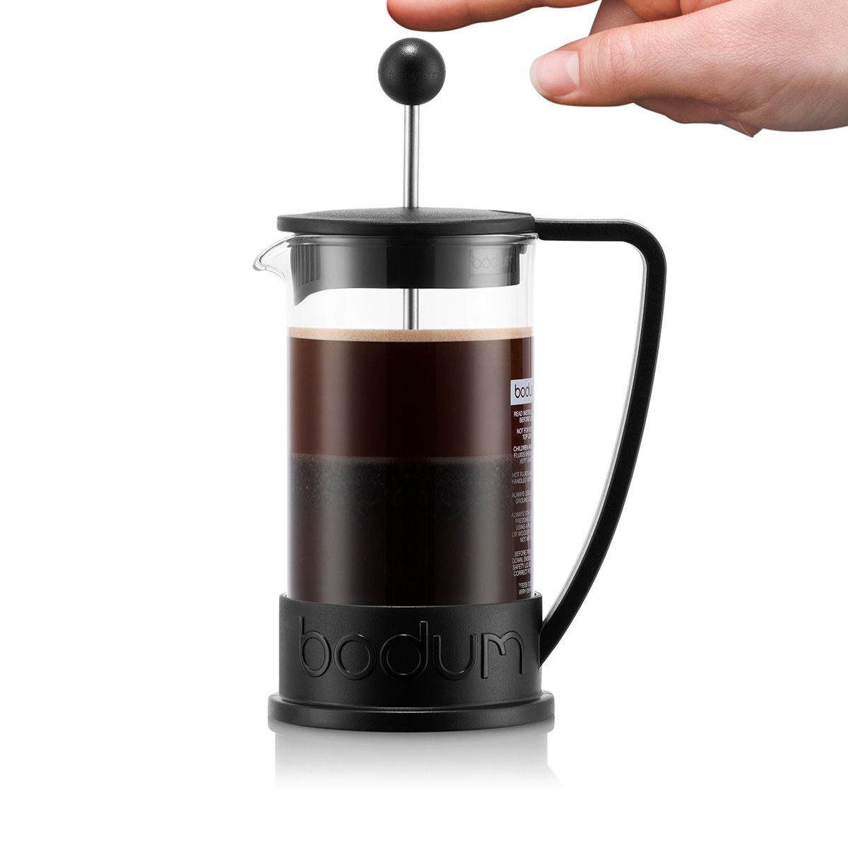 BODUM Brazil 3 Cup French Press Coffee Maker, Black (10948-01BUS ...