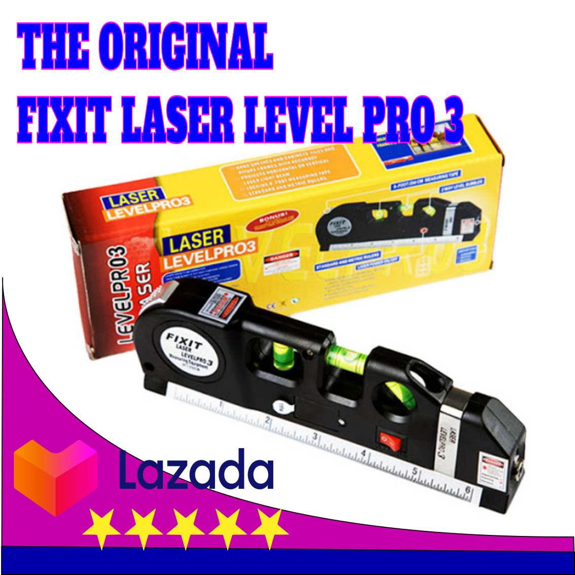 LASER LEVEL PRO 3 FIXIT | Lazada PH