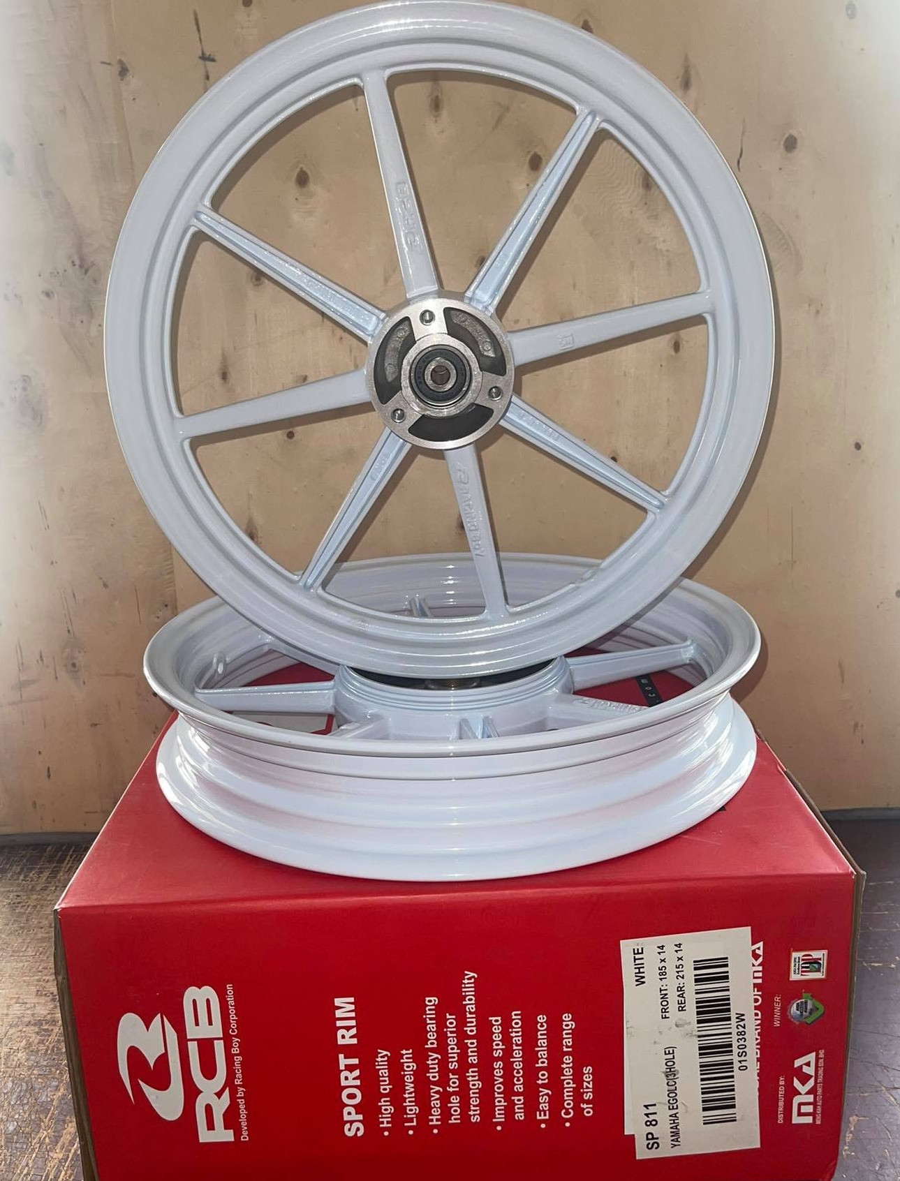 RB8 MAGS MIO I 125/M3 3HOLES 1.85F 2.15R WHITE | Lazada PH