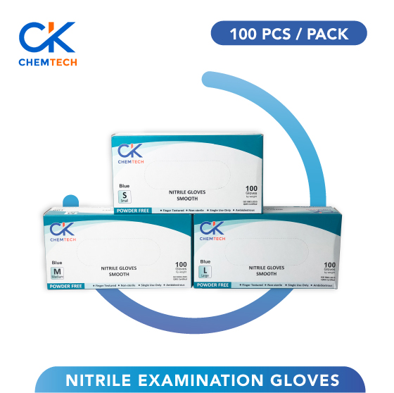 Ck Chemtech Nitrile Smooth Gloves 100pcs | Lazada PH