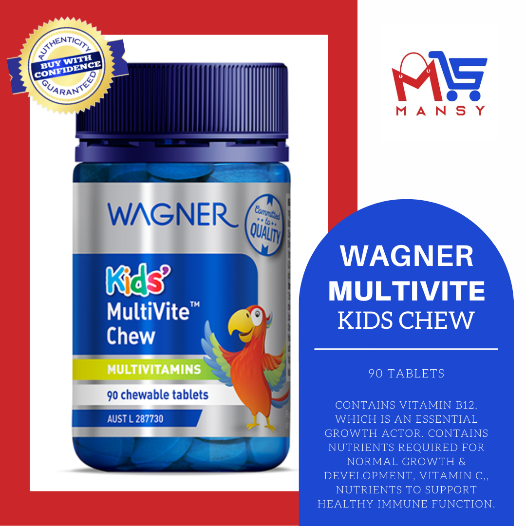 Wagner Kids Multivite Chew - 90 Chewable Tablets | Lazada PH