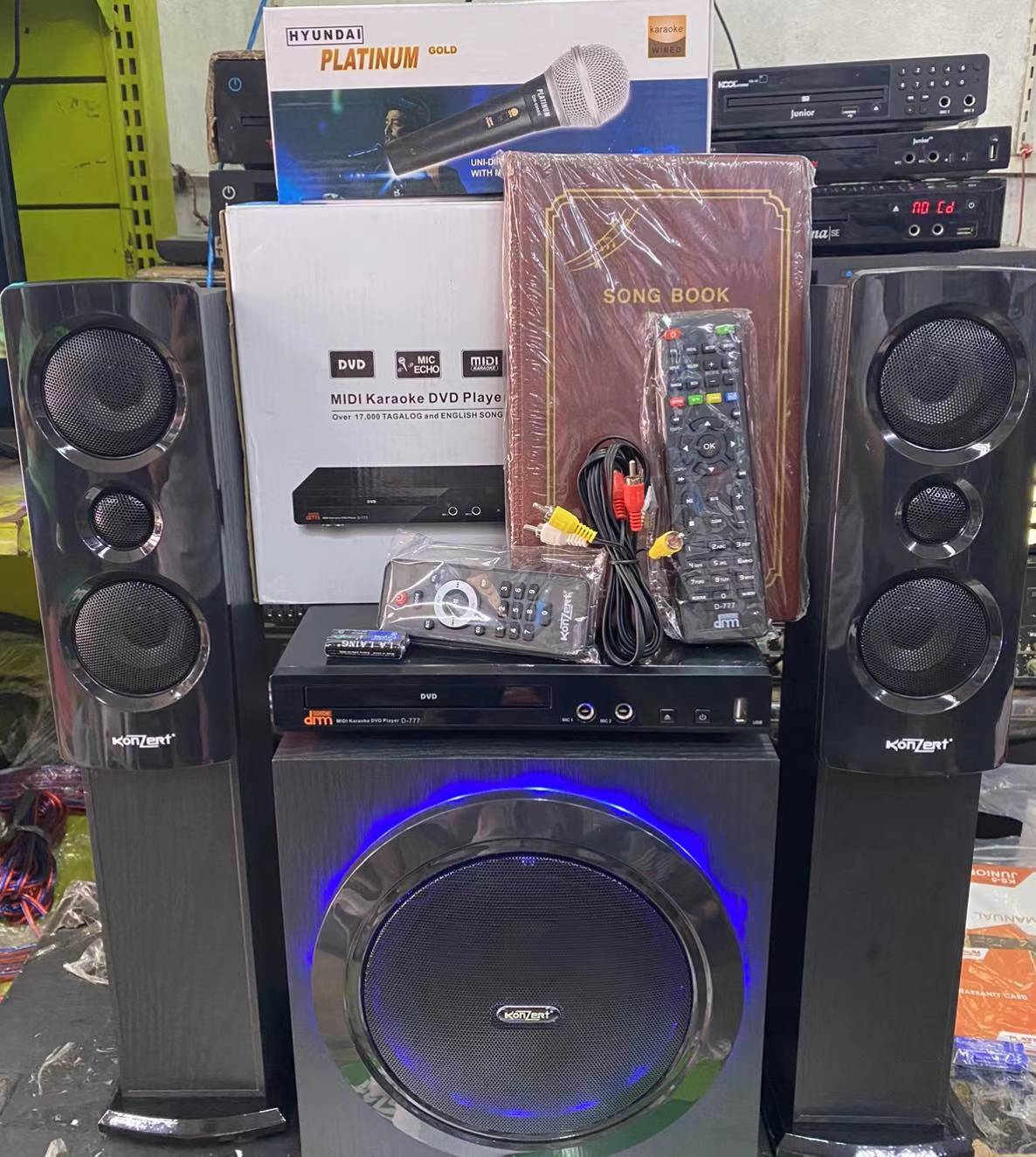 Konzert Videoke set KX-355+ (Original) with Megapro Doremi D777 MIDI ...