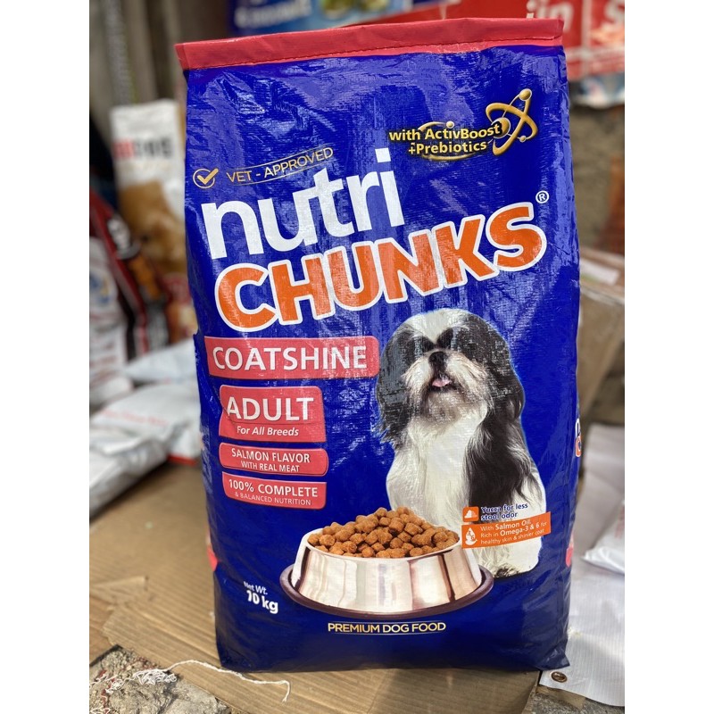 Nutri Chunks Coatshine Adult Salmon Flavor Repacked | Lazada PH
