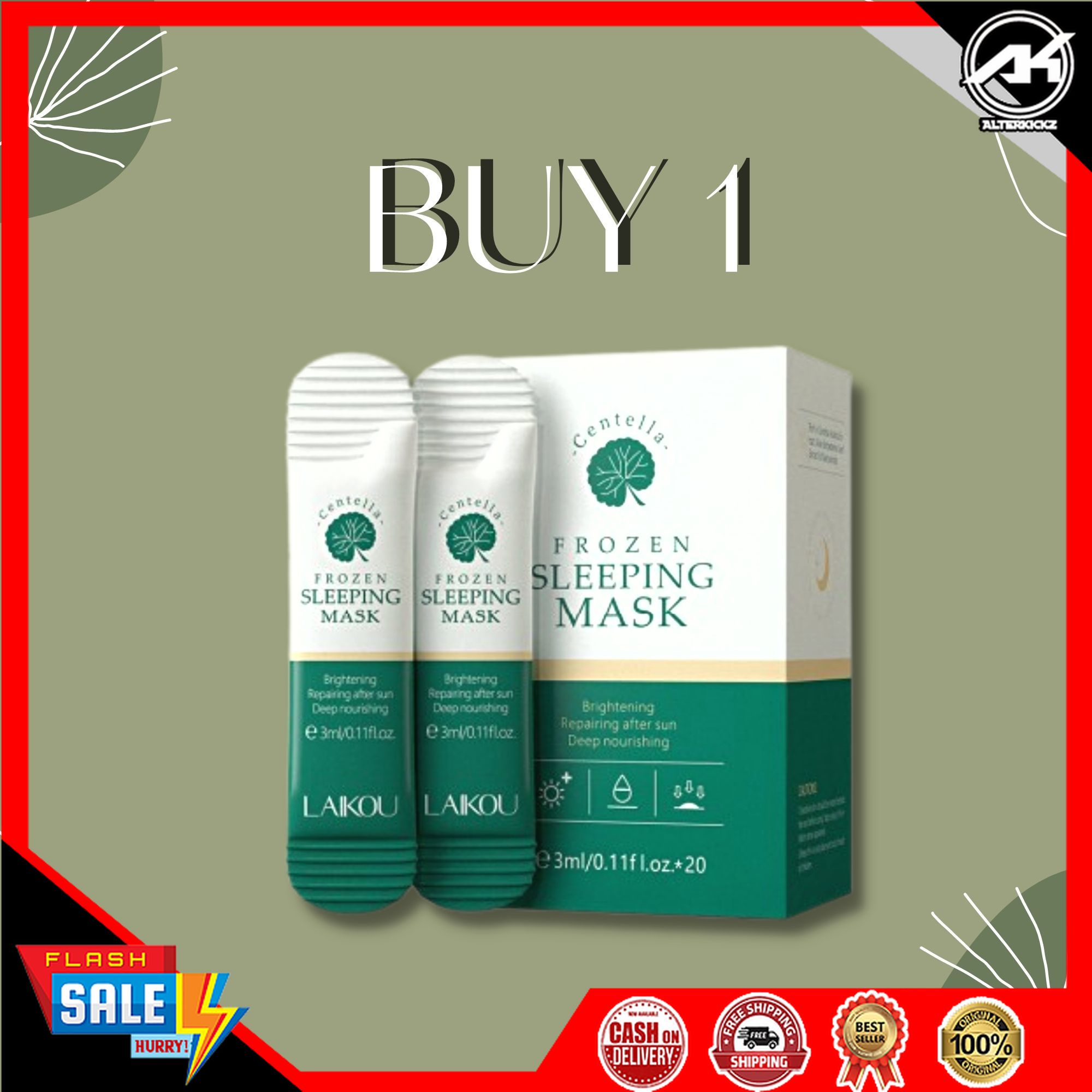 ORIGINAL CENTELLA FROZEN SLEEPING MASK COLLAGEN FIRMING SLEEPING MASK ...