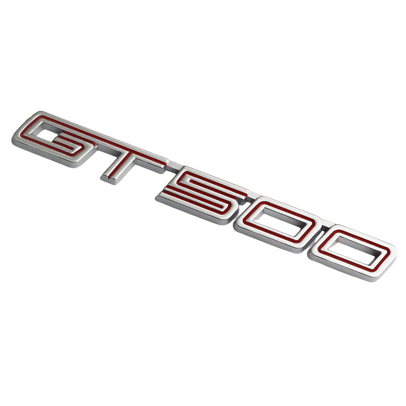 NEW Metal GT500 Logo Car Auto Emblem Badge Sticker Decal For Ford ...