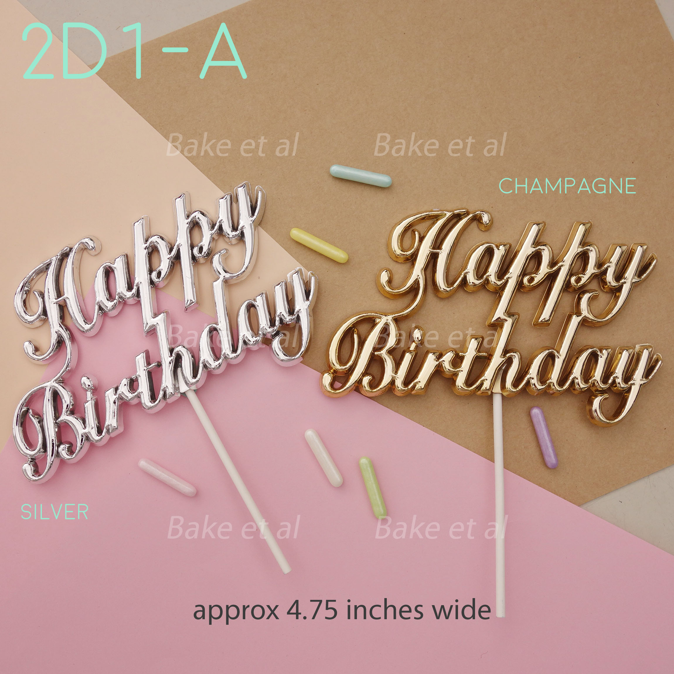 2d topper happy birthday topper cake topper for birthday celebration ...