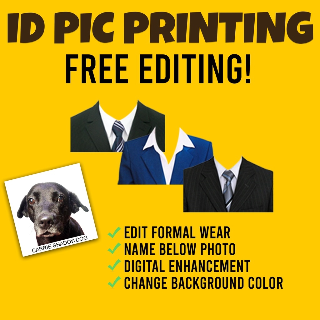 vklpey1 ID Picture 1x1 2x2 passport size professional satin print ...