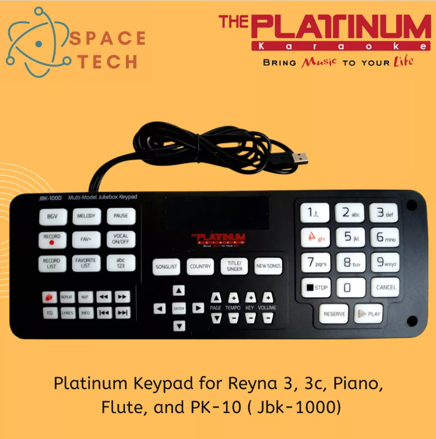 Original Platinum Karaoke Player Jukebox Keyboard for Reyna 3/Reyna 3c ...