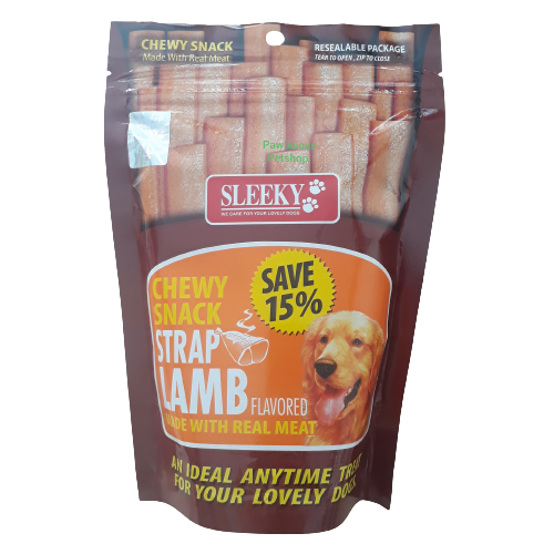 Sleeky Chewy Snack STRAP –Lamb Flavor 175g | Lazada PH