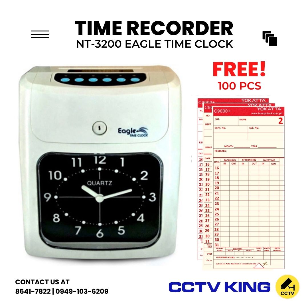 Bundy Clock, NT-3200 Bundy Clock for Time Attendance, Time recorder ...