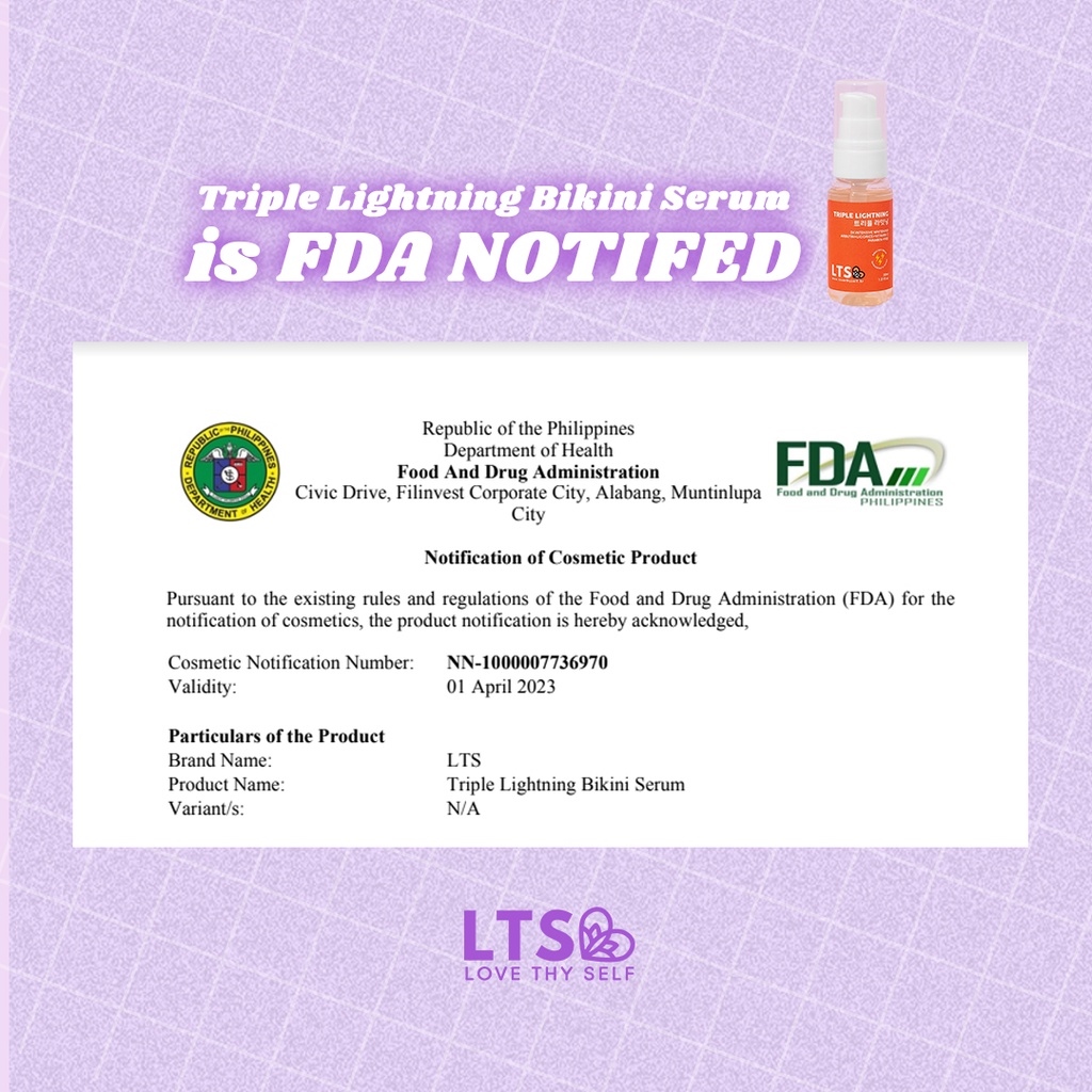 Skca Love Thy Self Triple Lightning Bikini Serum Inner Thigh Serum ...