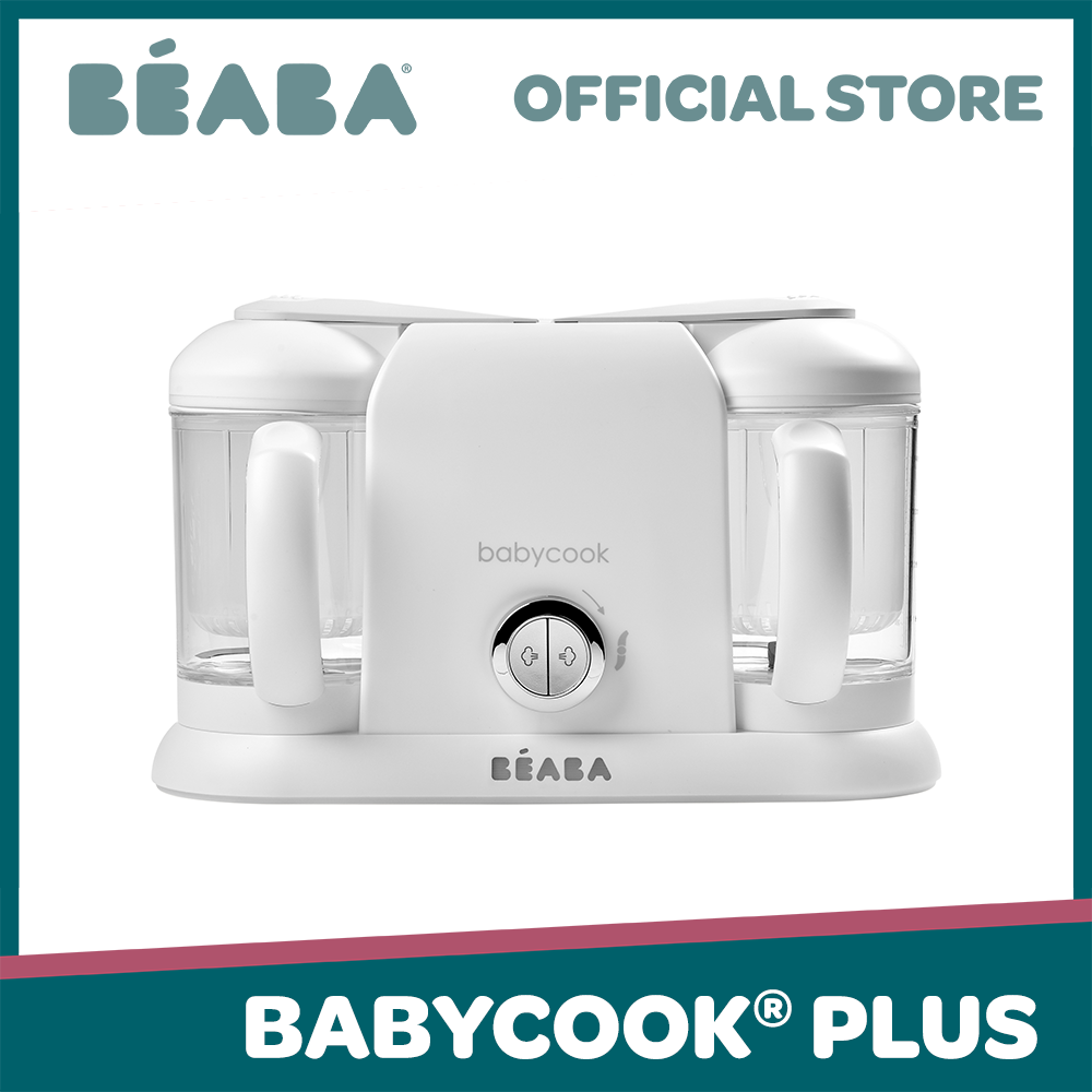 Beaba Babycook® Plus w/ Spatula, Lid, Baby Recipe Booklet- All in One ...