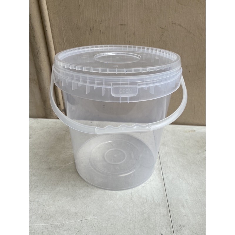 Multi-use Plastic Bucket 12L Container Food Grade Storage Packaging (12 ...