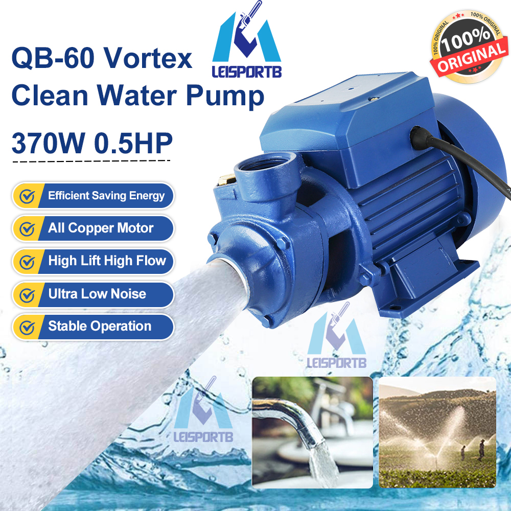 Electric Water Pump Heavy Duty Motor 220V 370W Booster DC Jet Pump 0 ...