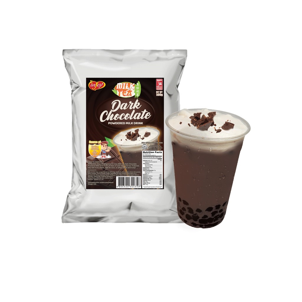 Hot sellliuq64204 inJoy Dark Chocolate Milk Tea 500g Instant Powdered ...