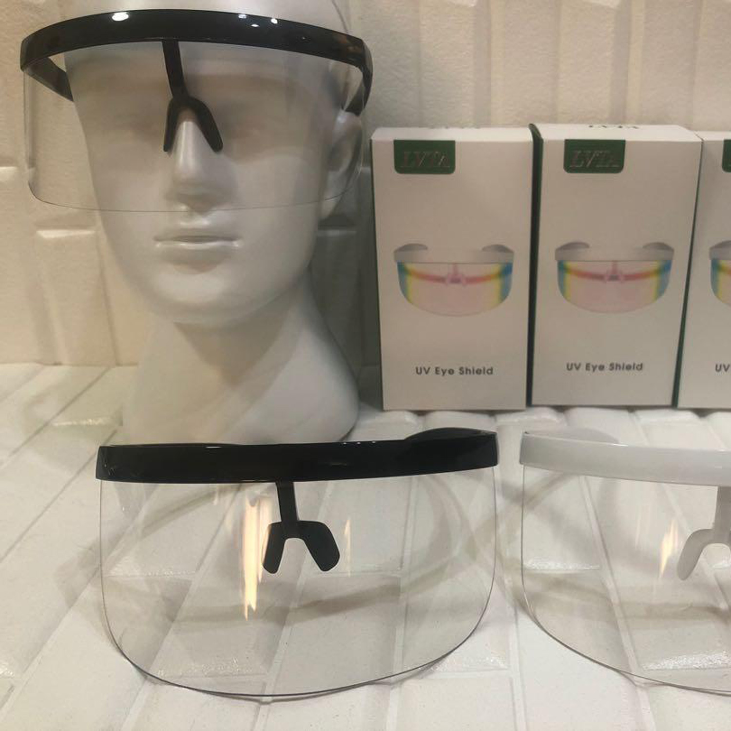 Face Shield Acrylic Eye Visor Shield Goggle Shield Eye Shield Half Face ...