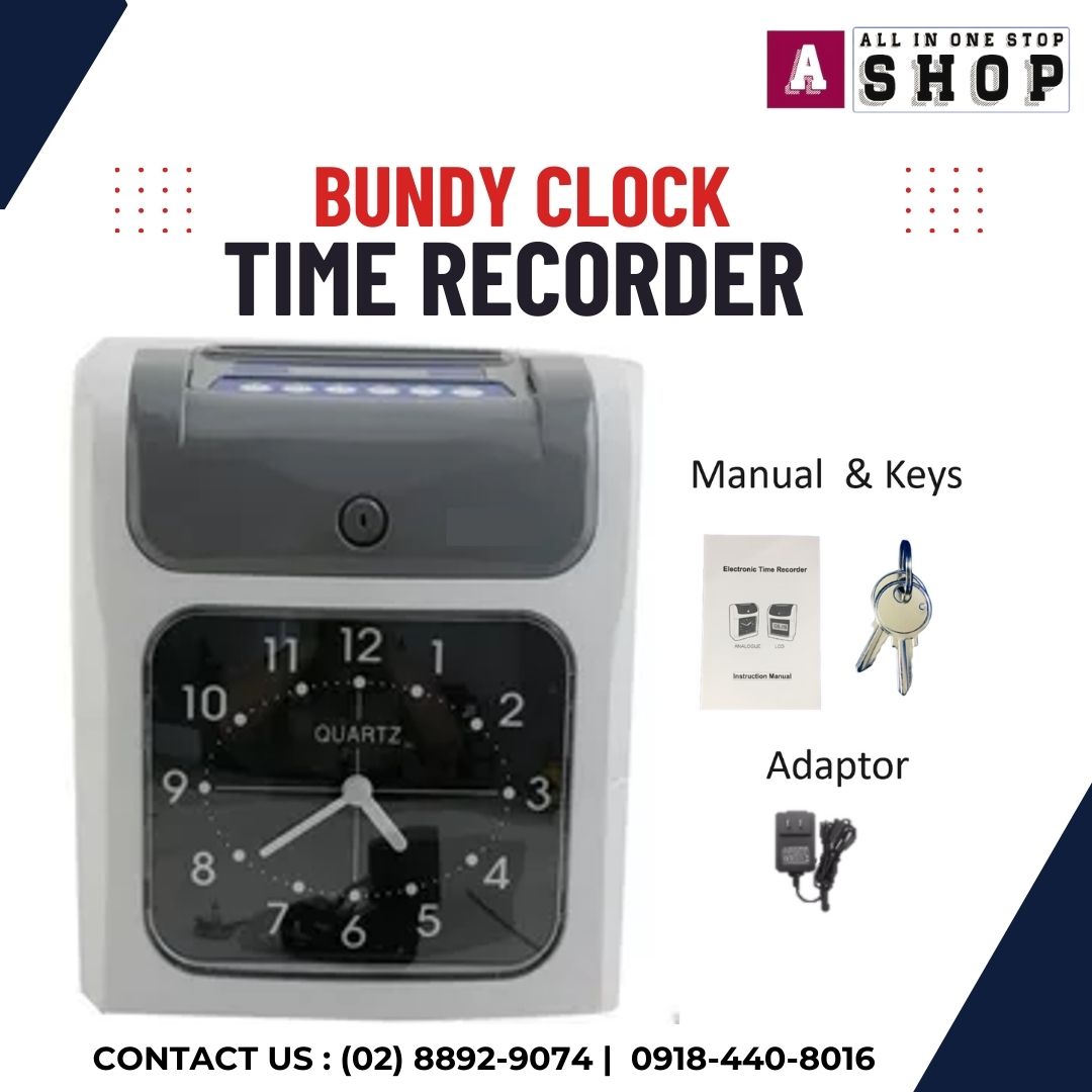 Bundy Clock Time and Attendance, Time recorder, Bandy Clock, Time IN ...