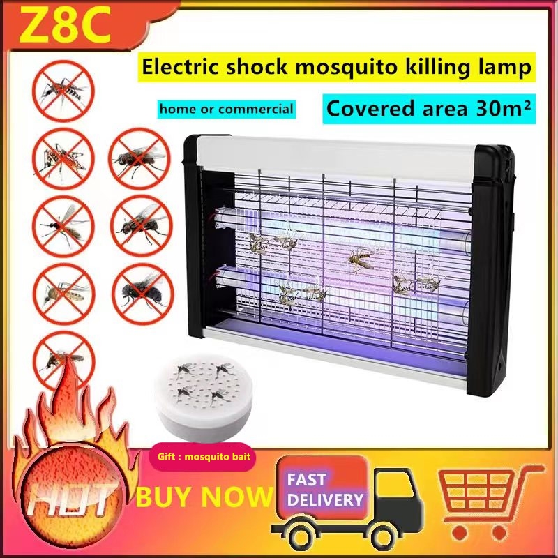 Electric shock mosquito Mosquito Killer Lamp Hanging landing dual ...