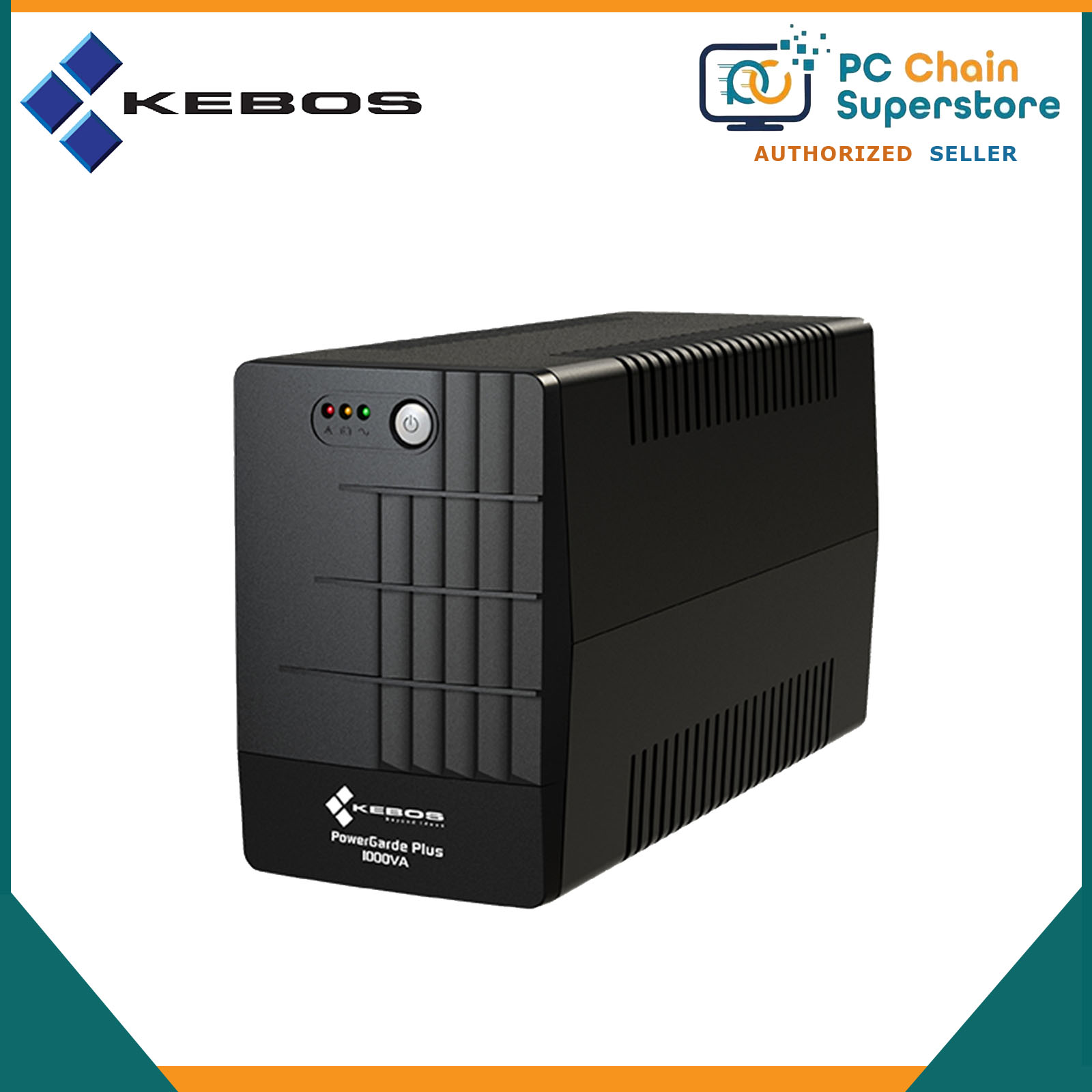 Kebos PG 1000 Lite -- 1000VA / 600 Watts Line Interactive / Global ...