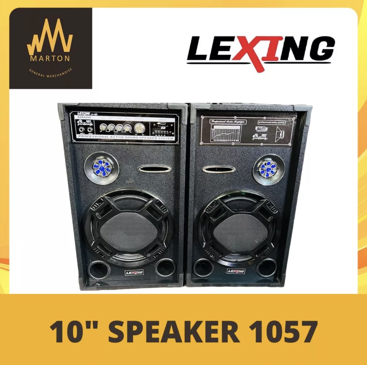 Lexing 10” 1058 Karaoke Speaker | 2.0CH Digital Mp3 Play | Lazada PH