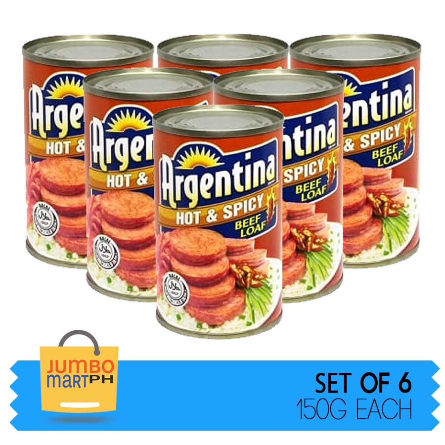 ARGENTINA BEEF LOAF HOT & SPICY 150G / SET OF 6 | Lazada PH