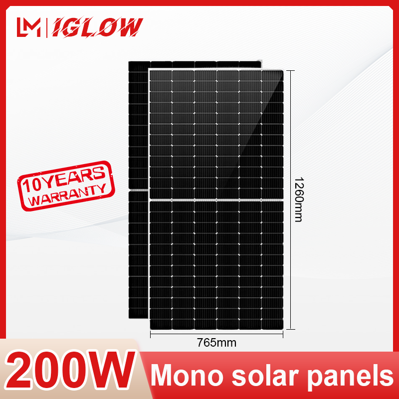 【Ready Stock】100/200Watts Solar Panel Full Power Monocrystalline ...