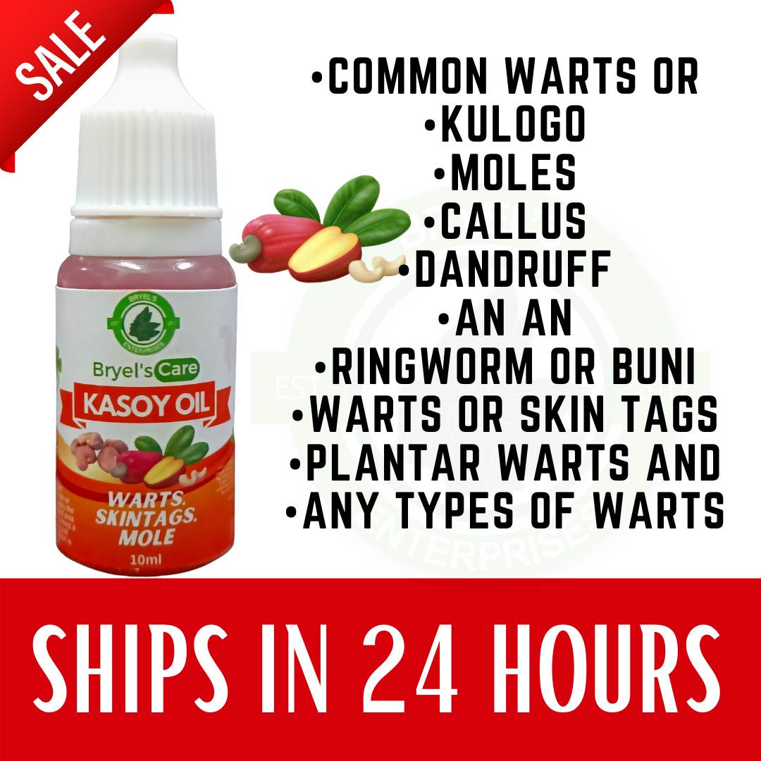 ⚡⚡BRYELS KASOY OIL 10ML Organic Pure Kasoy Oil Warts Remover Skin Tags ...