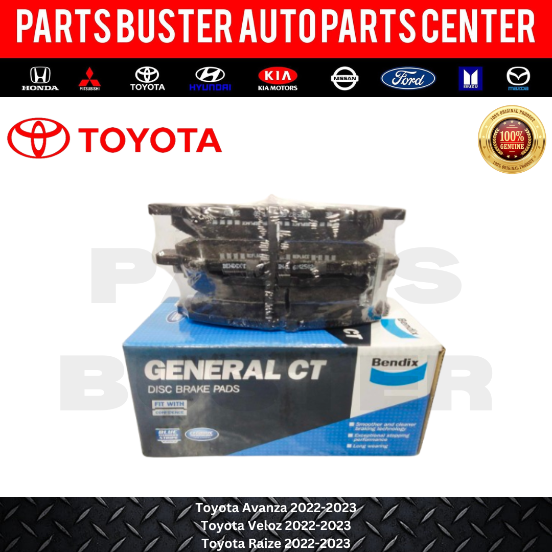 Genuine Bendix Brake Pad (FRONT) for Toyota Avanza, Veloz, Raize 2022 ...