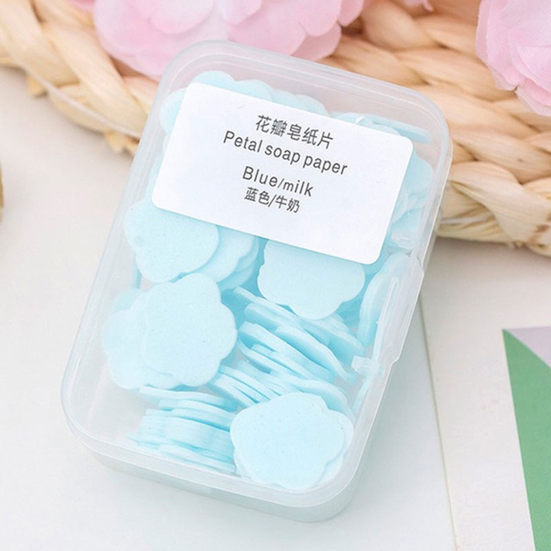Hunter.100pcs per box Dissolvable Soap Paper Sheets Portable Hand ...