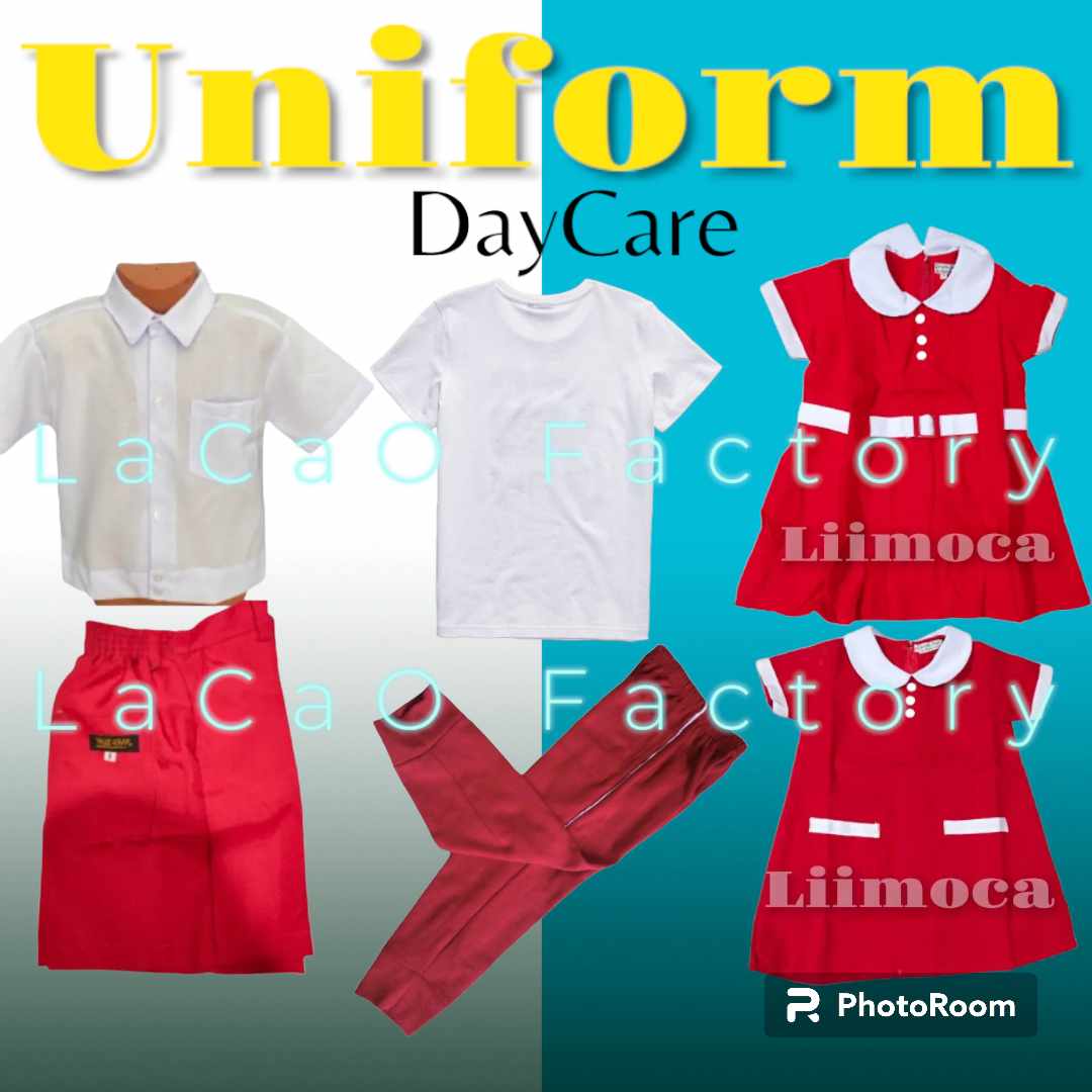 LF SCHOOL UNIFORM SET//DAYCARE UNIFORM//FOR BOYS & GIRLS | Lazada PH