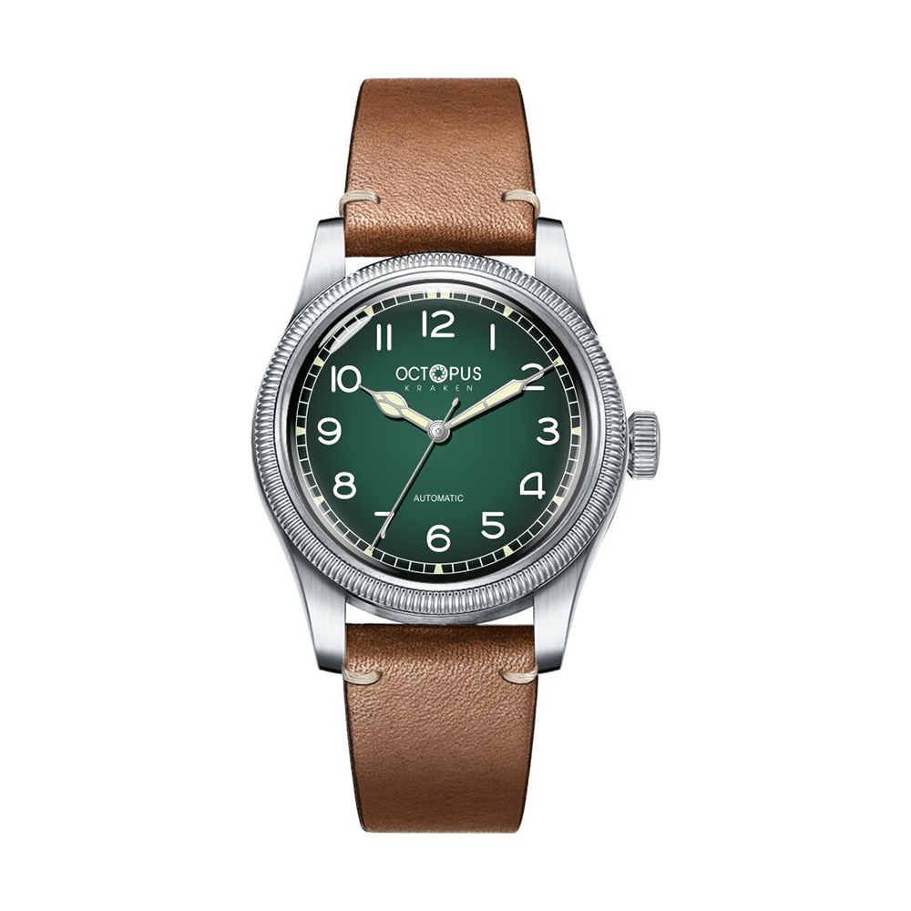 Octopus Kraken Automatic Watch Pilot Vintage 40mm Dial NH35 Movement ...