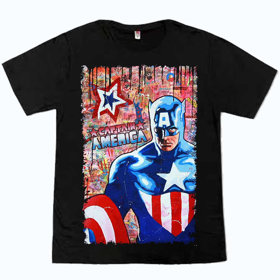 COD Marvel superhero Spiderman Batman iron man children's T-shirt ...