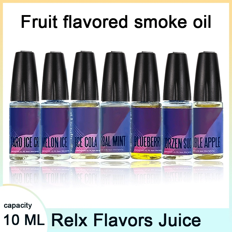 Relx Flavor Nic Salt Vape E Juice 10ml Refill In Any Cartridge Pod ...