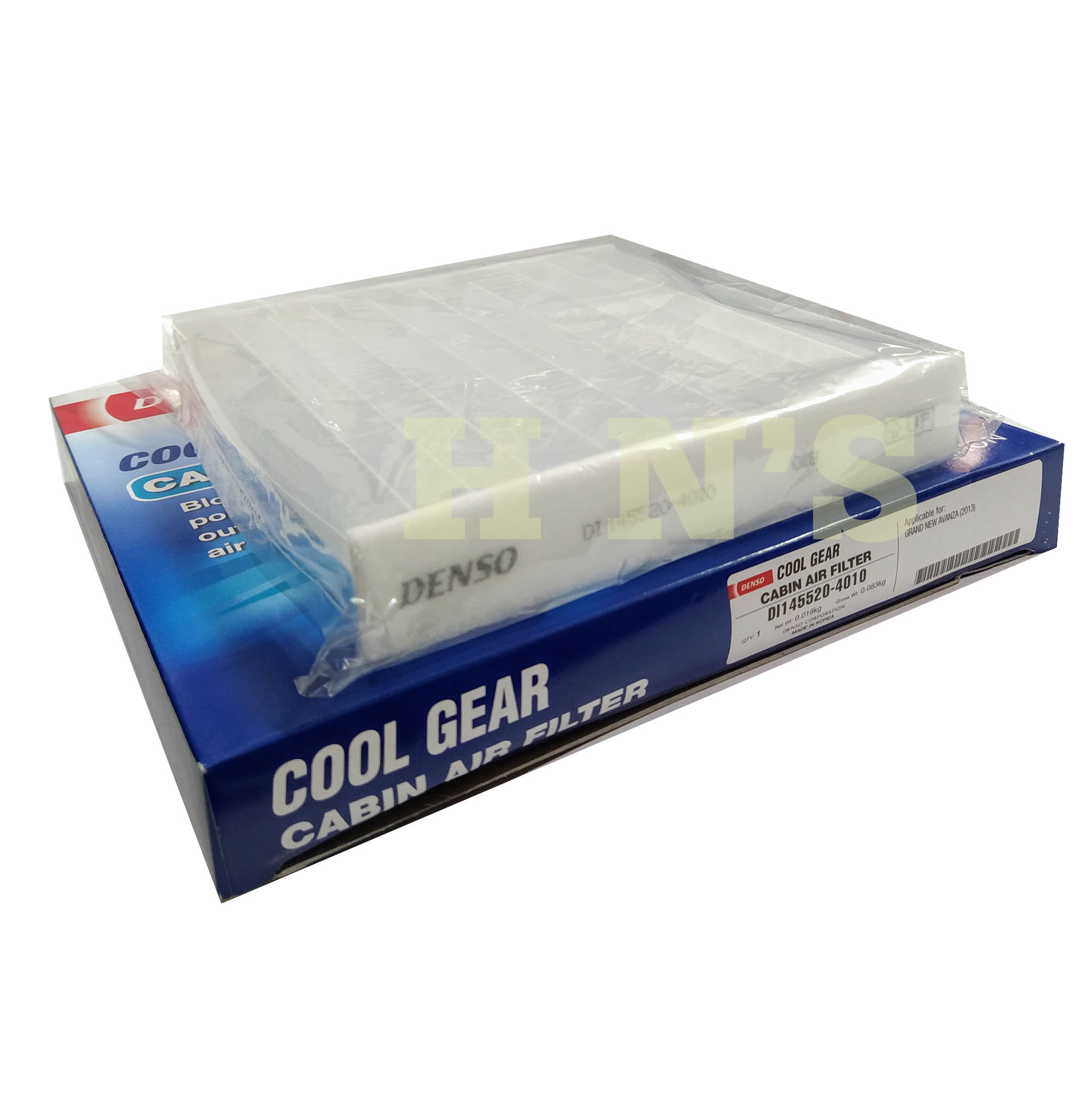 Denso Cool Gear Cabin Filter 145520-4010 for Toyota Avanza ( 2013 - 2019 ) | Lazada PH